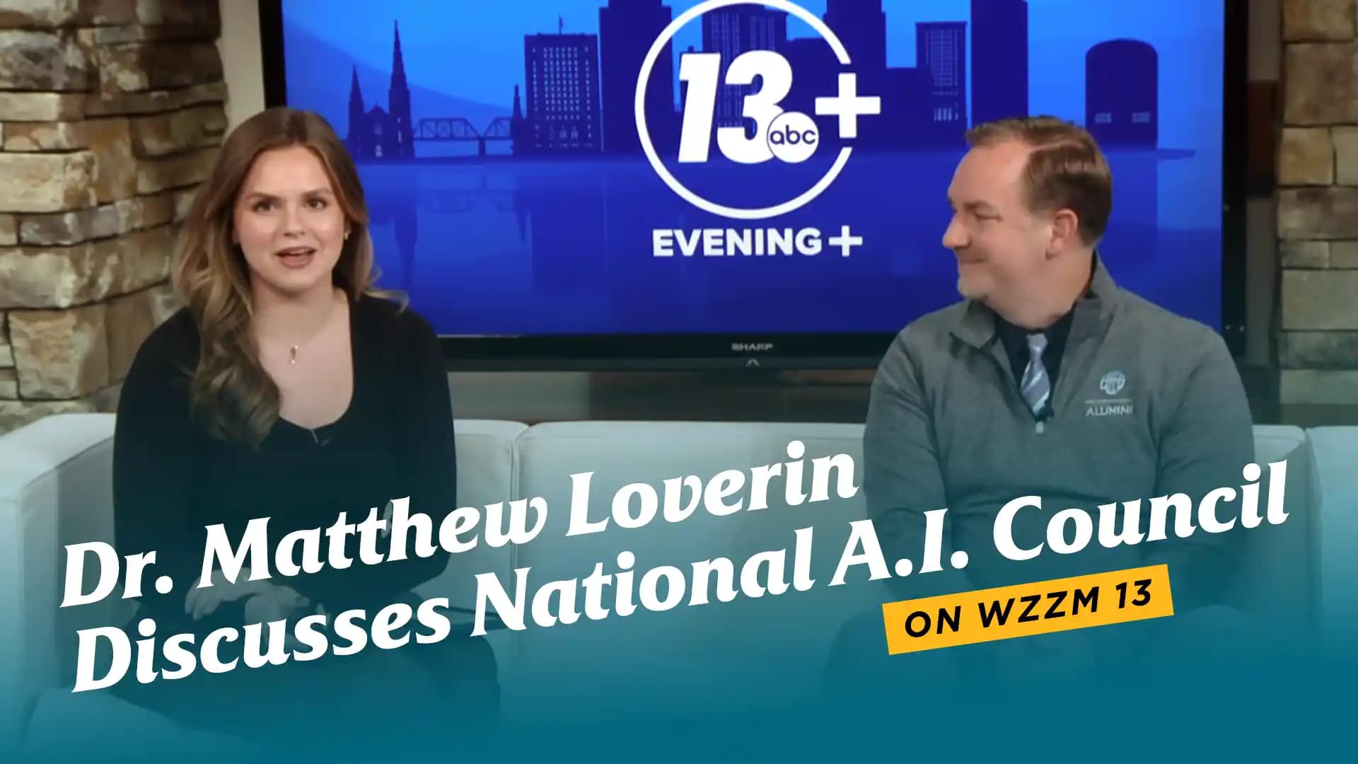 El Dr. Matthew Loverin habla sobre el Consejo Nacional de IA en WZZM 13 ...